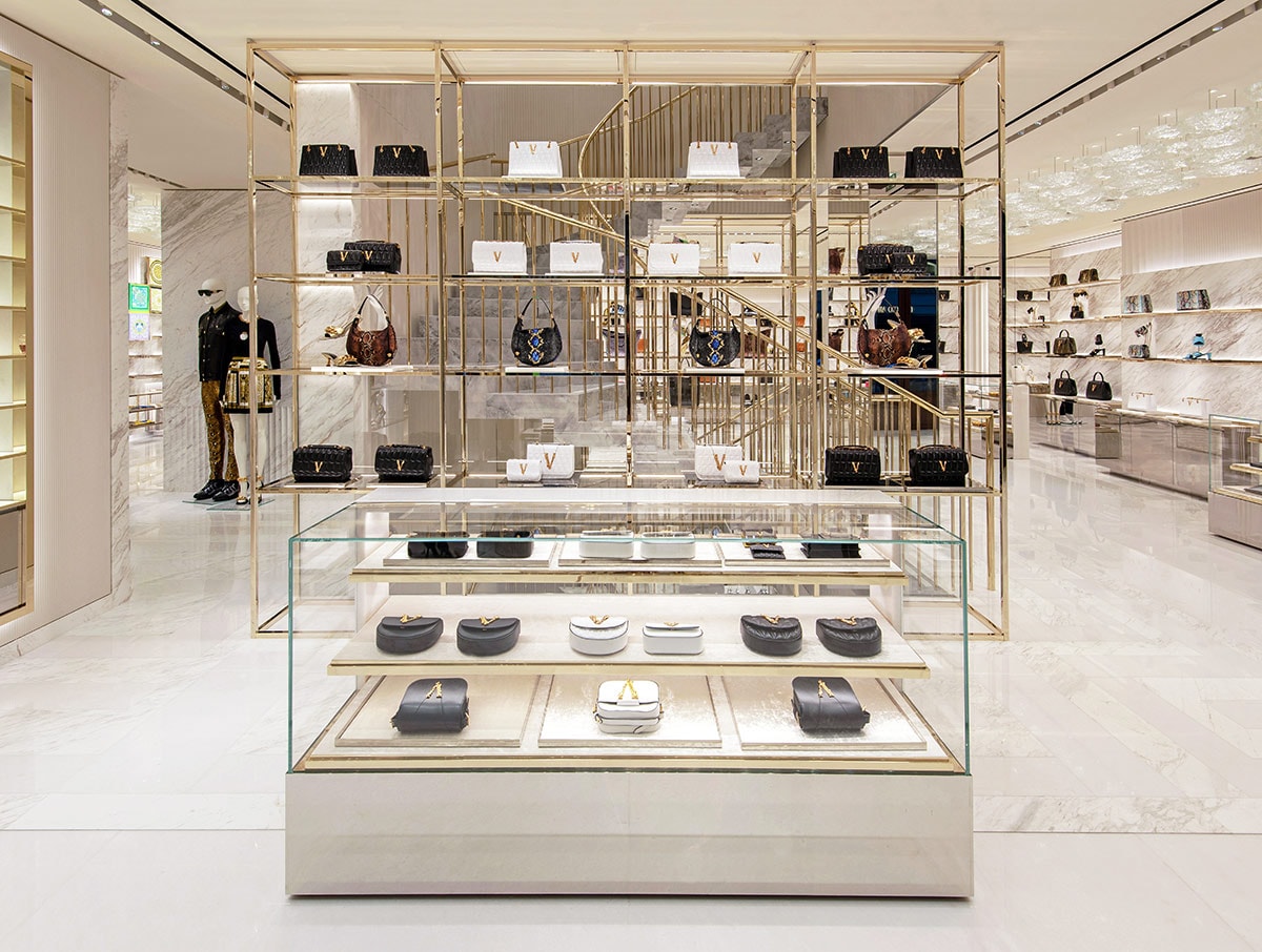 Pictured: Versace opens Paris flagship